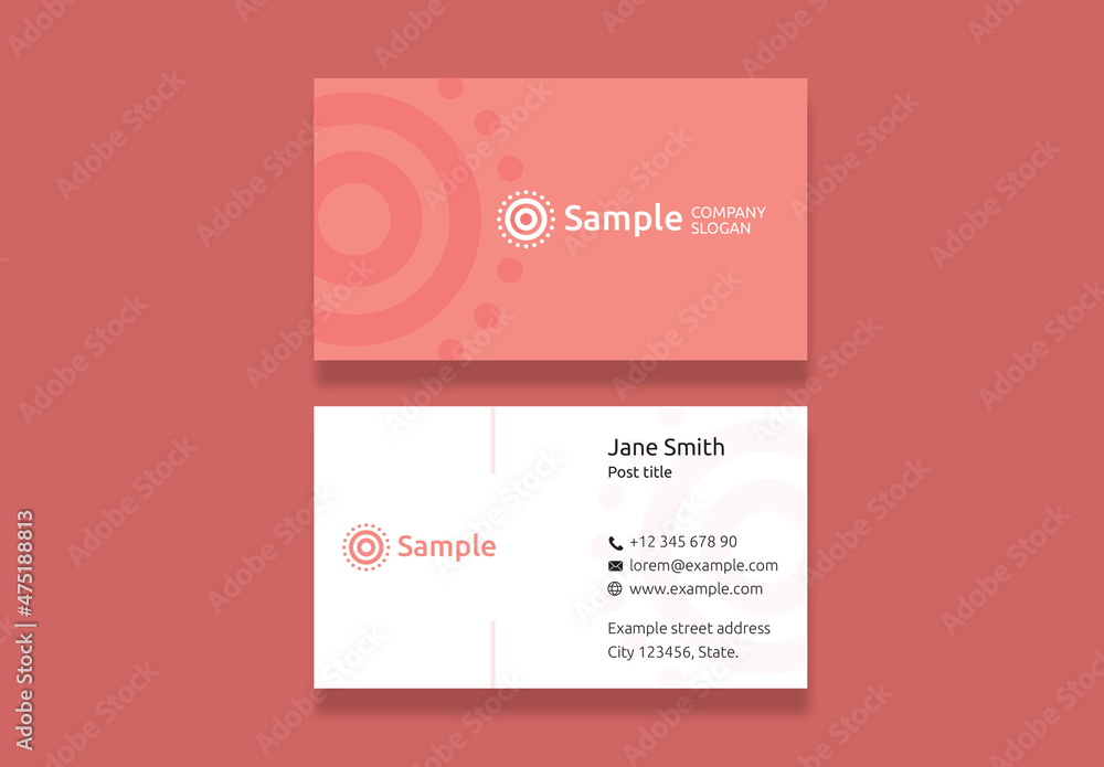 Business Card Stock Template | Adobe Stock