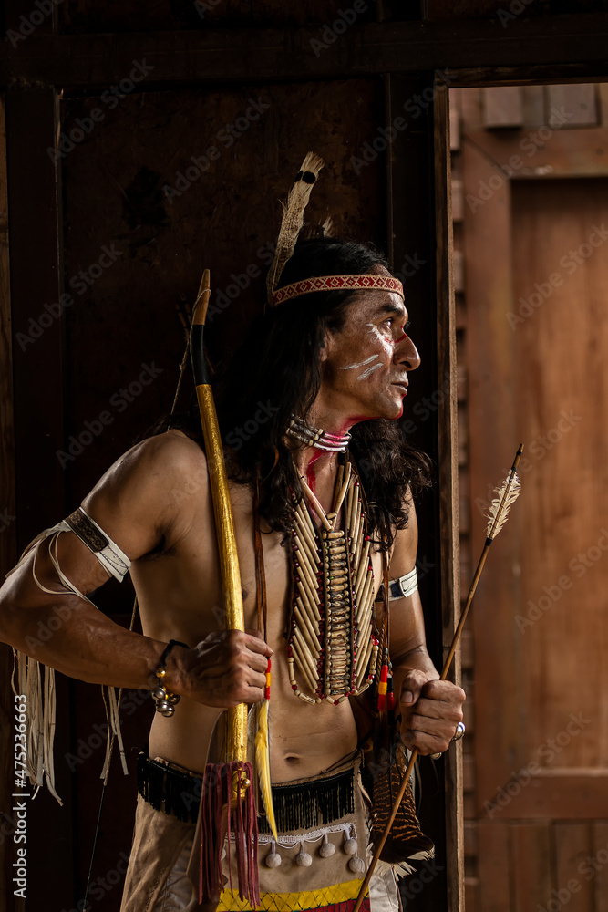 portrait Native American or American Indian Indigenous peoples of the ...