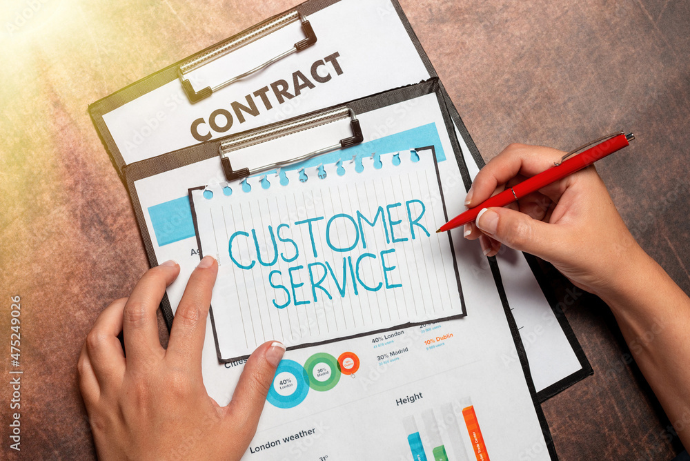 Inspiration showing sign Customer Service. Conceptual photo process of ...