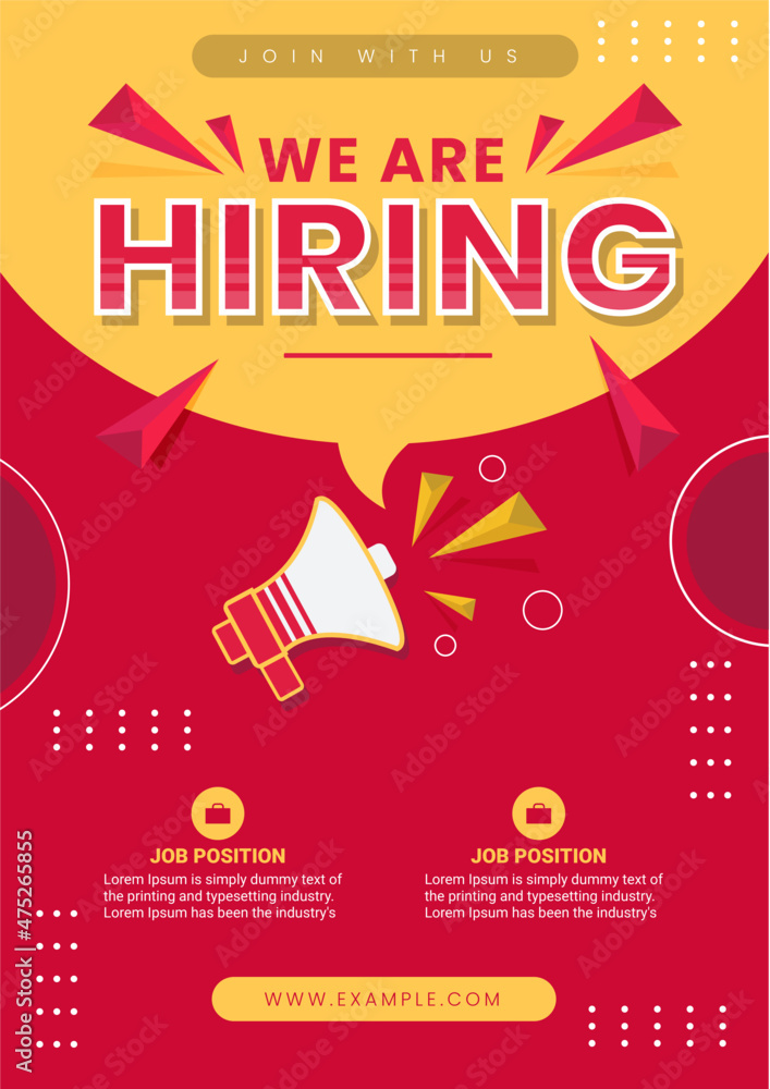 Hiring Job flyer, We are hiring Job advertisement flyer template ...