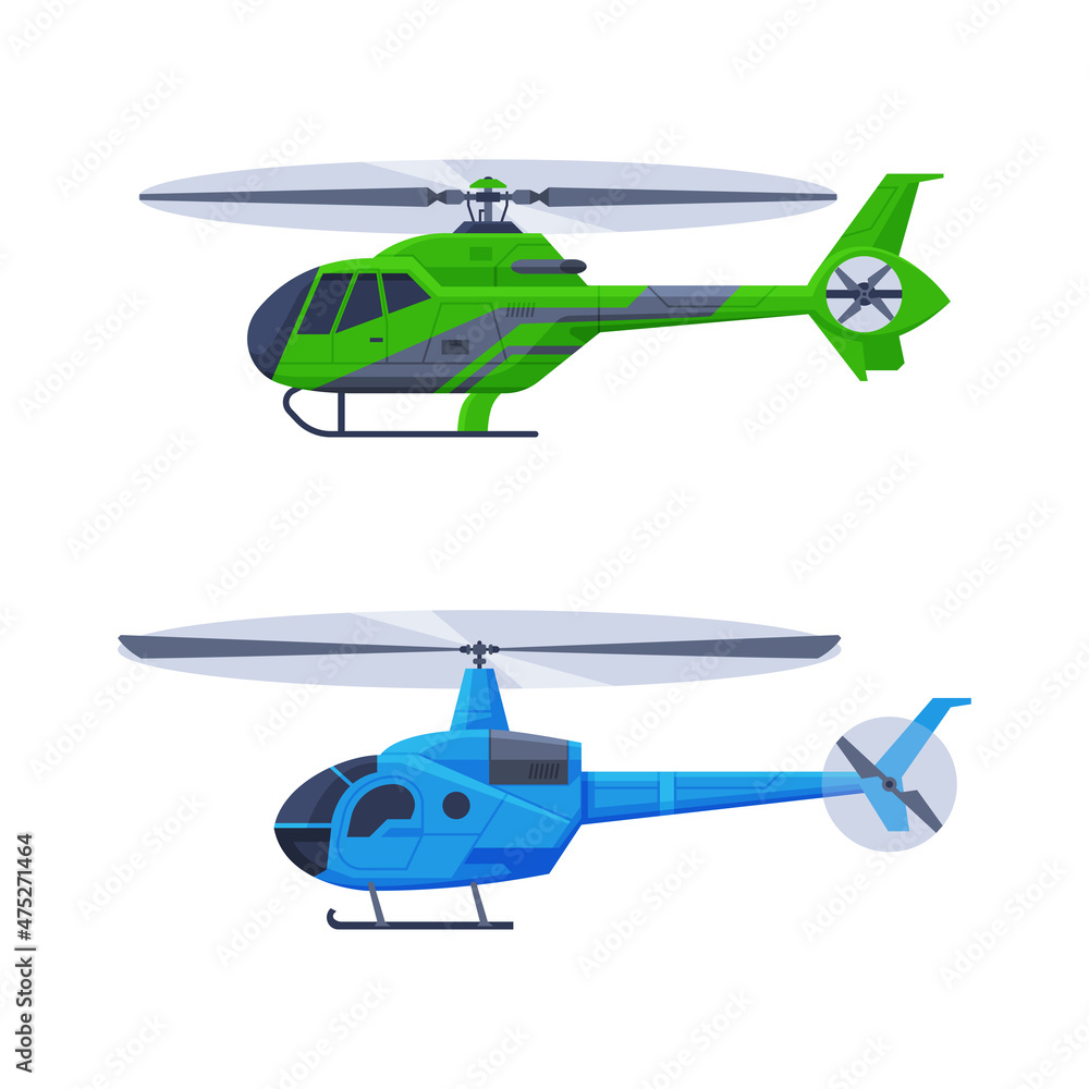 Helicopter as Rotorcraft with Horizontally-spinning Rotor Hovering in ...