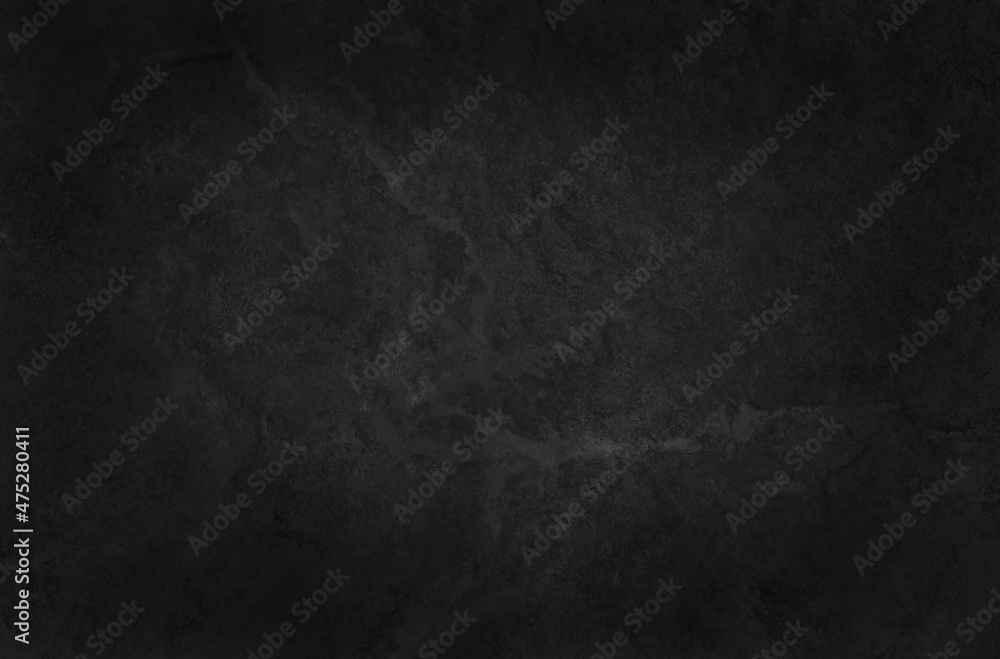 Dark gray black slate stone wall texture background in natural pattern for decorative interior ...