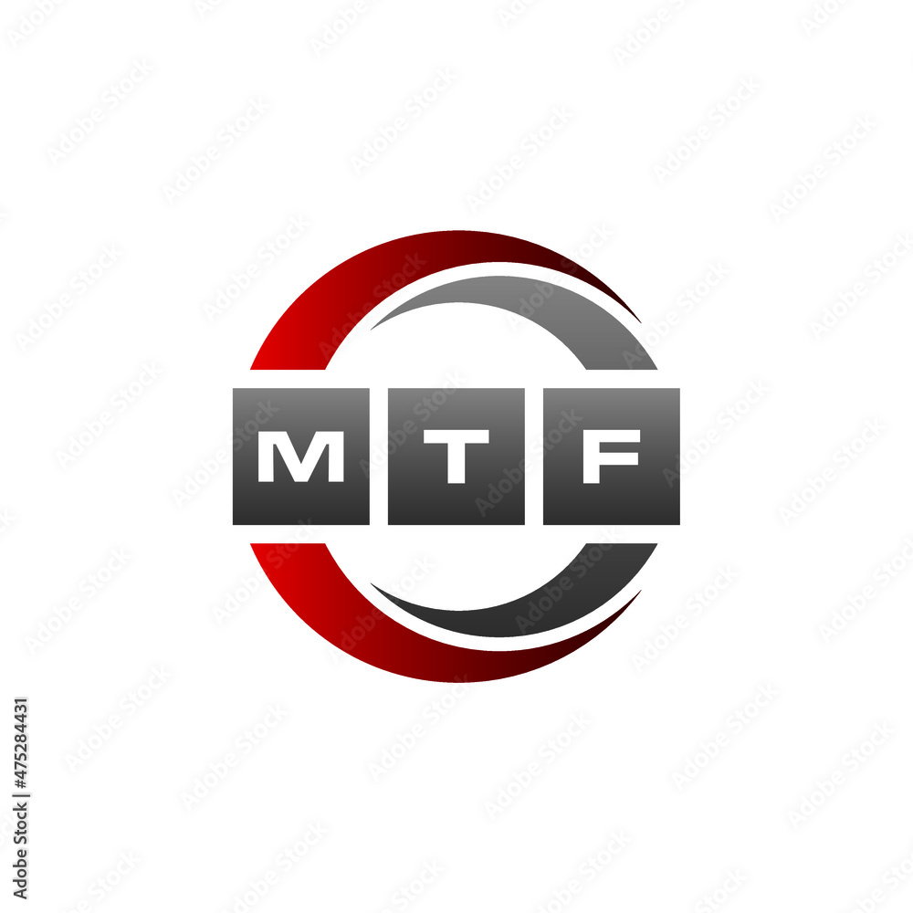 MTF Letter Initial Logo Design Template Vector Illustration Stock ...