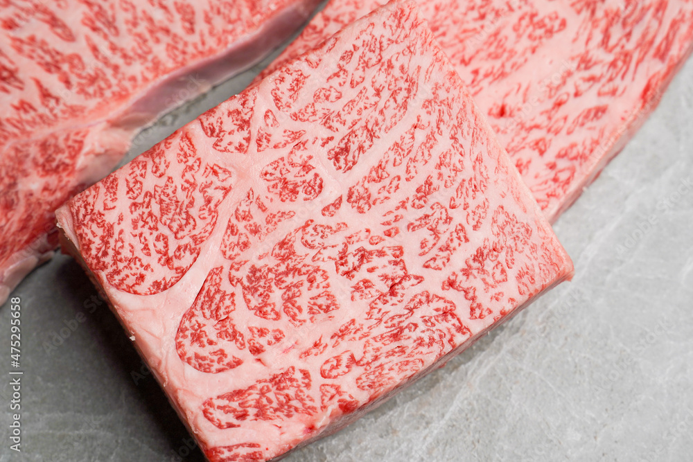 A5 Japanese Wagyu Steak Cut Fresh Meat Grill Picahna Top Grade Stock ...