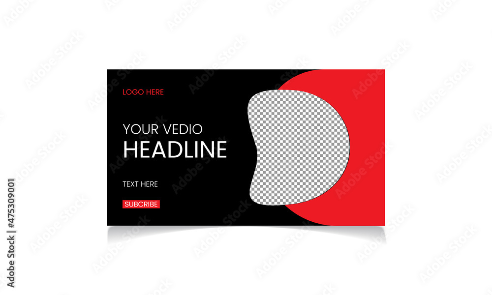 professional YouTube thumbnail design Stock Vector | Adobe Stock