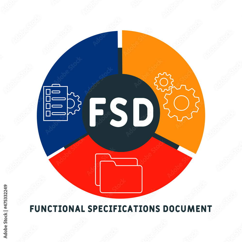 Vecteur Stock FSD - Functional Specifications Document acronym ...