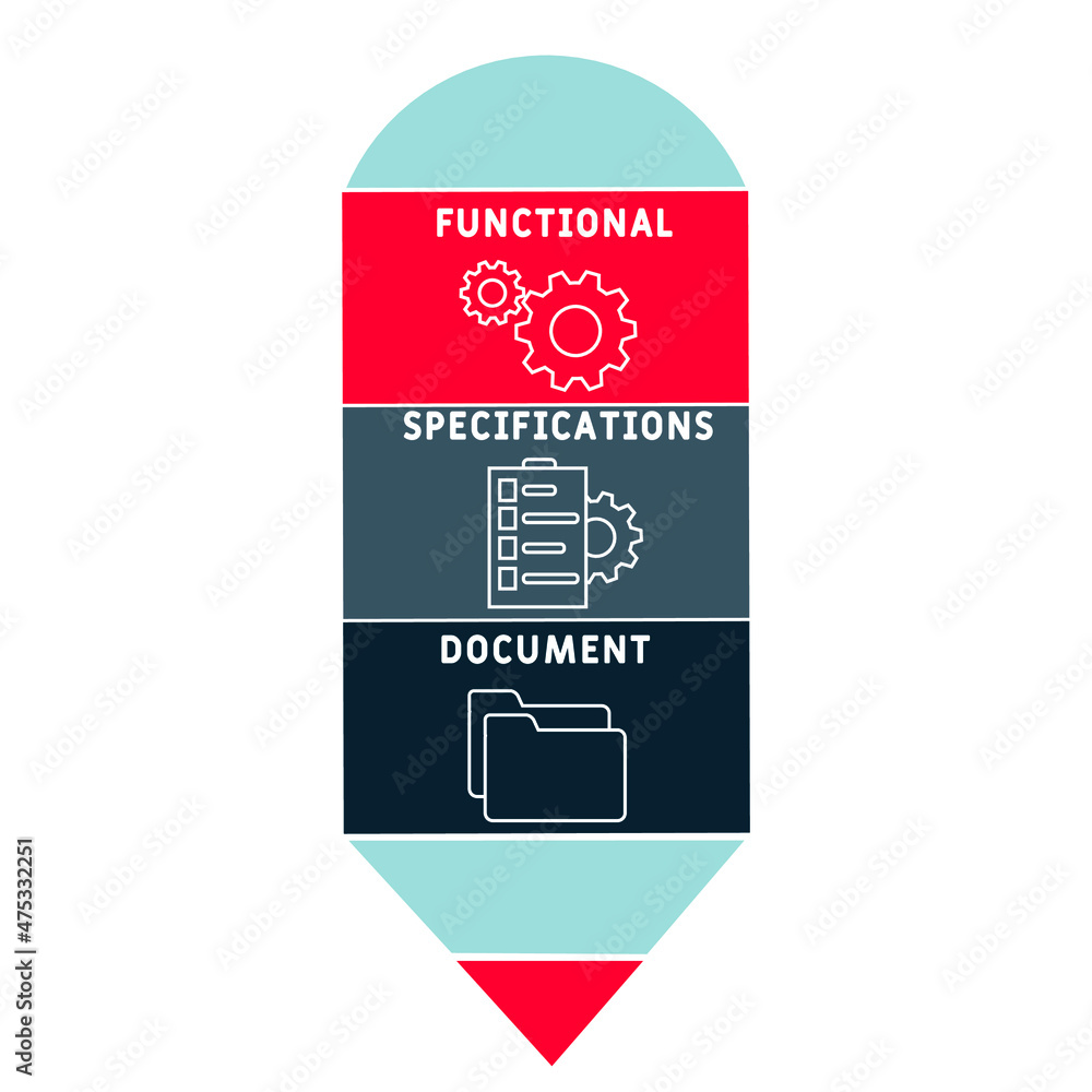 FSD - Functional Specifications Document acronym. business concept ...