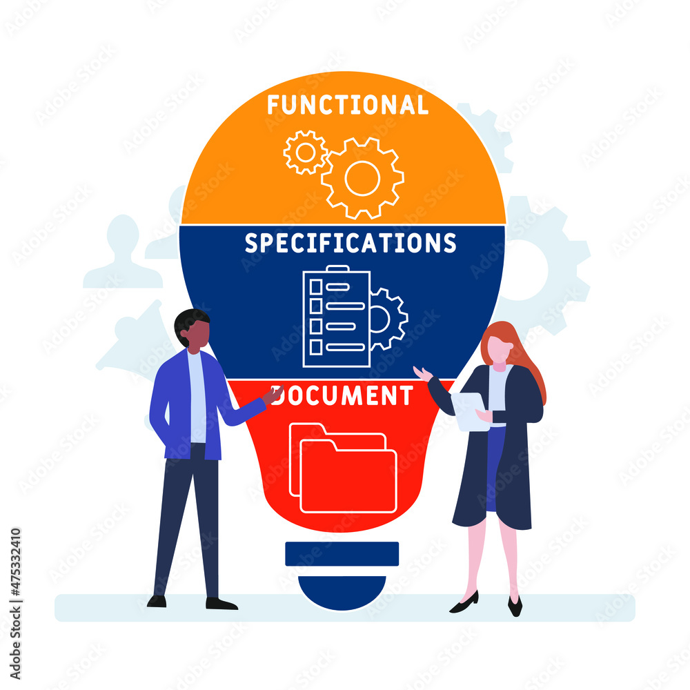 FSD - Functional Specifications Document acronym. business concept ...