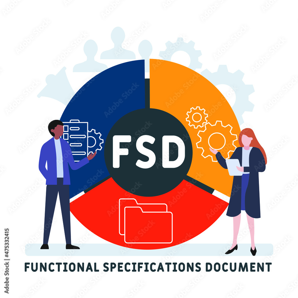 FSD - Functional Specifications Document acronym. business concept ...