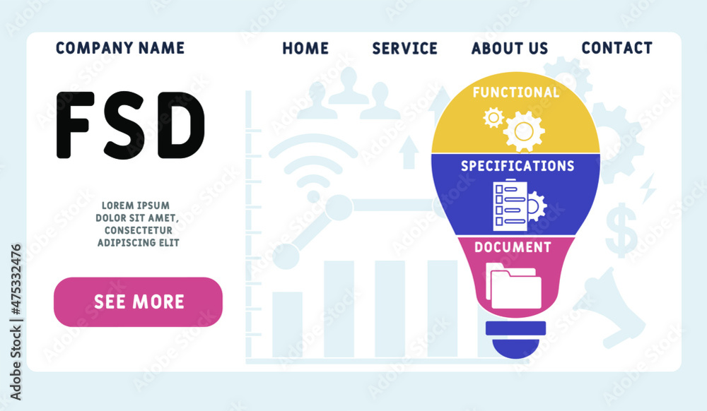 FSD - Functional Specifications Document acronym. business concept ...