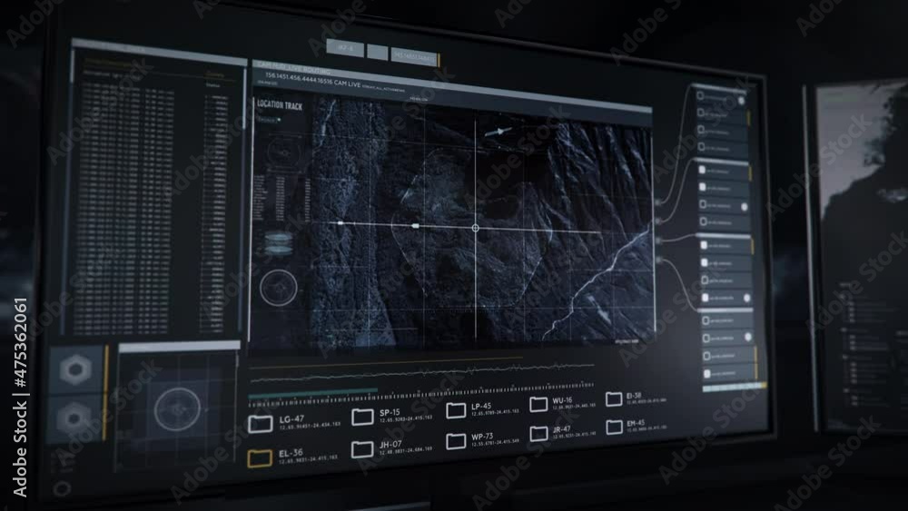 A Secret Military Operation in Progress. Accessing Detailed Satellite ...