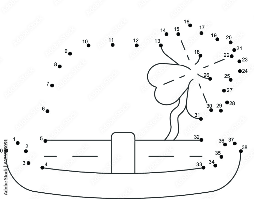 St Patrick's Day Dot to Dot | Connect The Dots for Kids and Teens ...