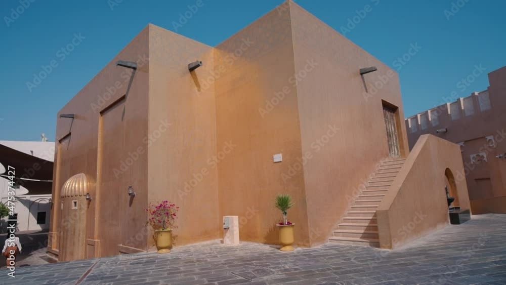 The Golden Masjid. The Golden mosque at katara cultural village at Doha ...