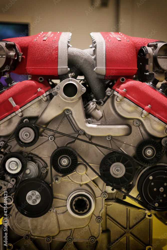 Modena, Italy, December 2021, MEF Ferrari Museum Casa Enzo Ferrari ...