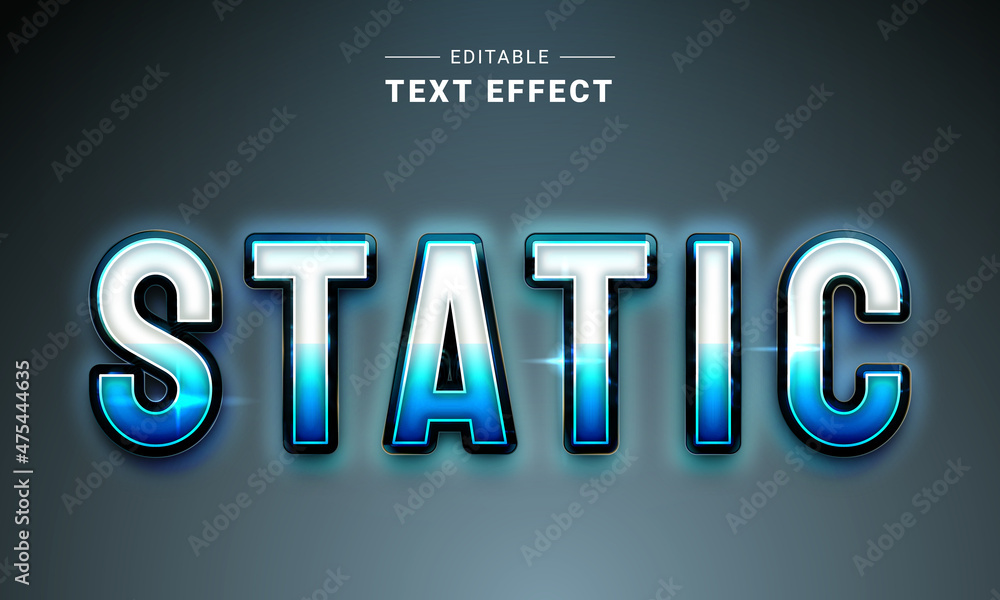 Editable Cinematic Text Effect. Graphic styles. Movies title design ...