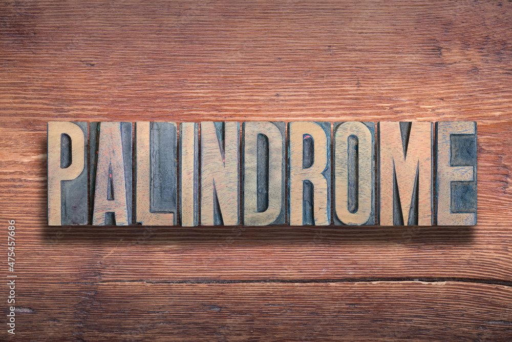 palindrome word wood Stock Photo | Adobe Stock