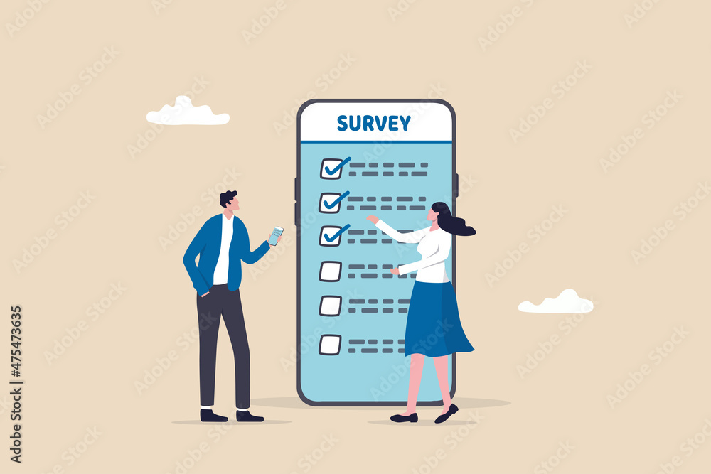 Online survey questionnaire, poll, opinion or customer feedback using ...
