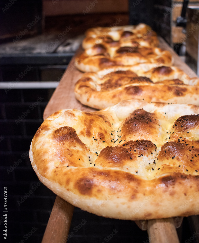 turkish bread eid crust baked" Stock Photo | Adobe Stock