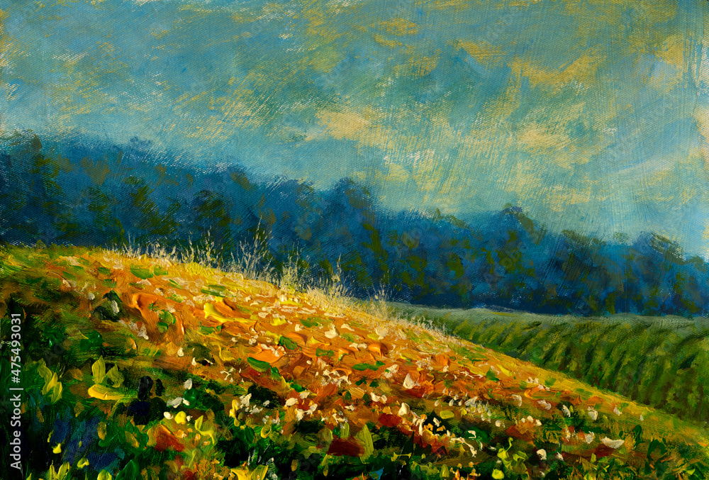 Famous Flower Field Paintings