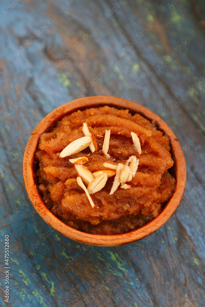 Indian Sweet Dish Halwa Made of Kangani Flour or rajgara flour which ...