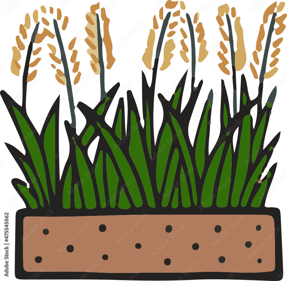 rice planting icon Stock Vector | Adobe Stock