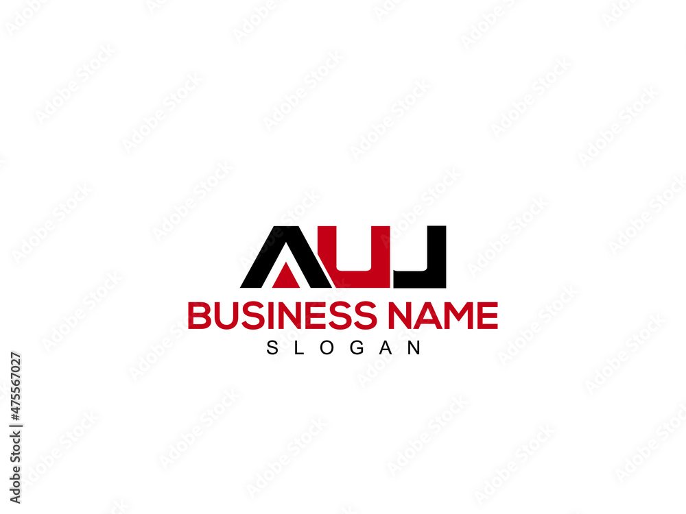Letter AUU logo monogram emblem style with Colorful design for your ...