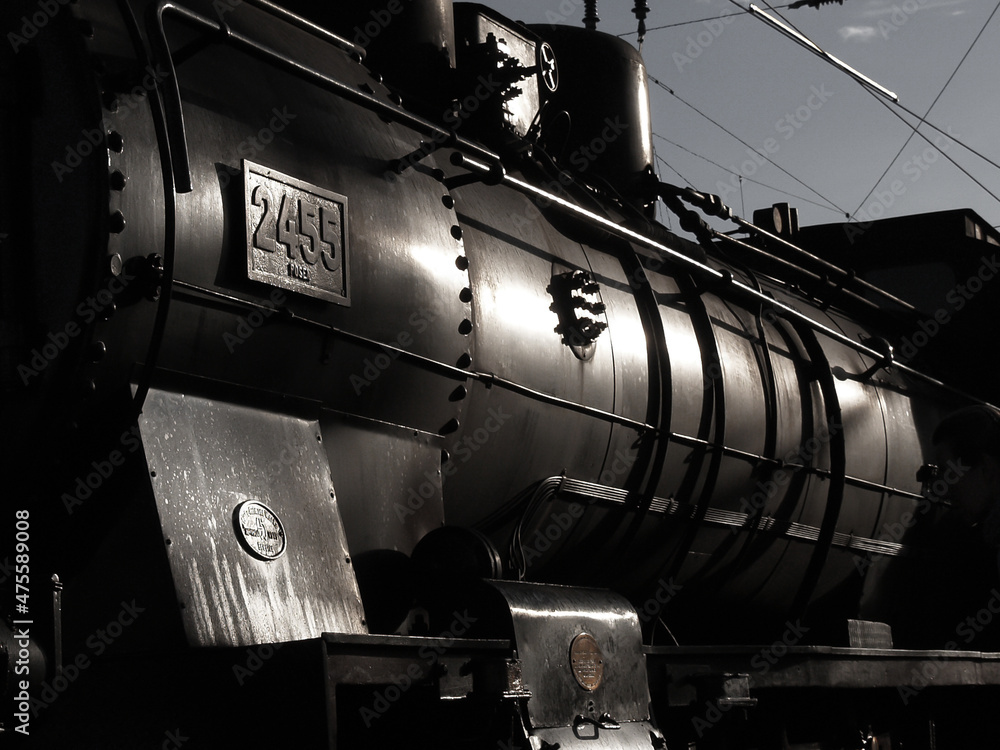 Dampflok - Detail Stock Photo | Adobe Stock