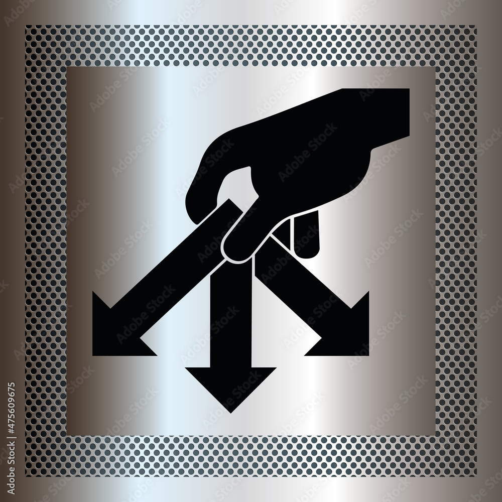 Logo tri sélectif des déchets. vector de Stock | Adobe Stock