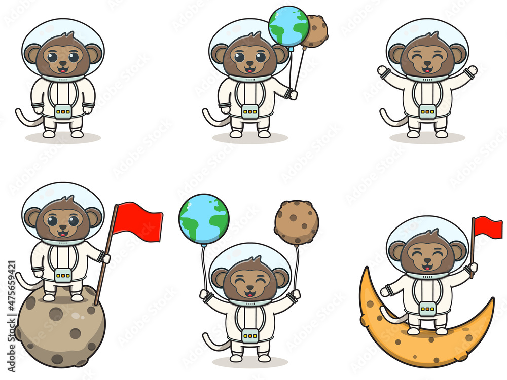 Silly Monkey Astronauts