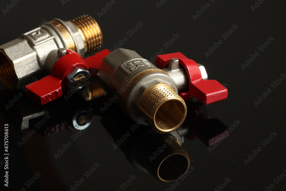 Shut-off valve for pipes. A valve is a device for shutting off the ...