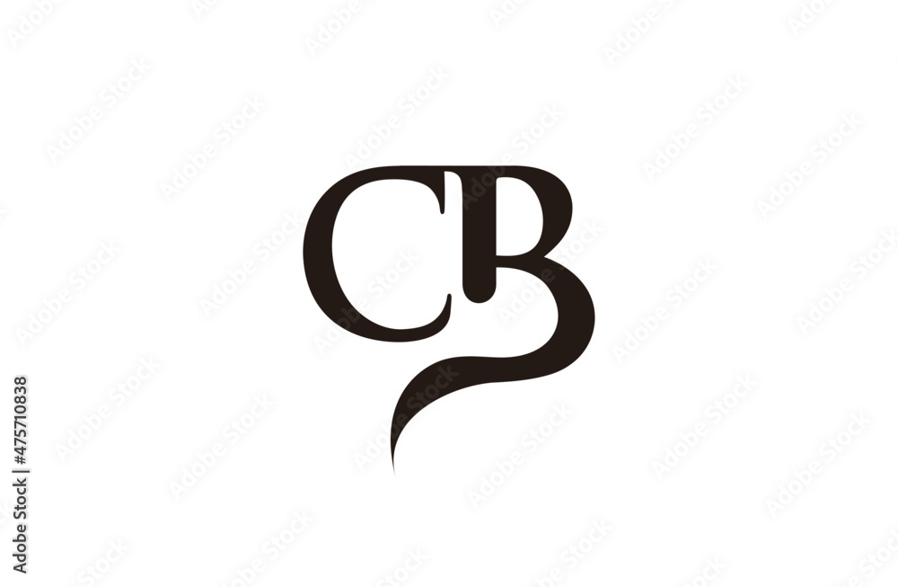 initial CB logo design vector Stock Vector | Adobe Stock