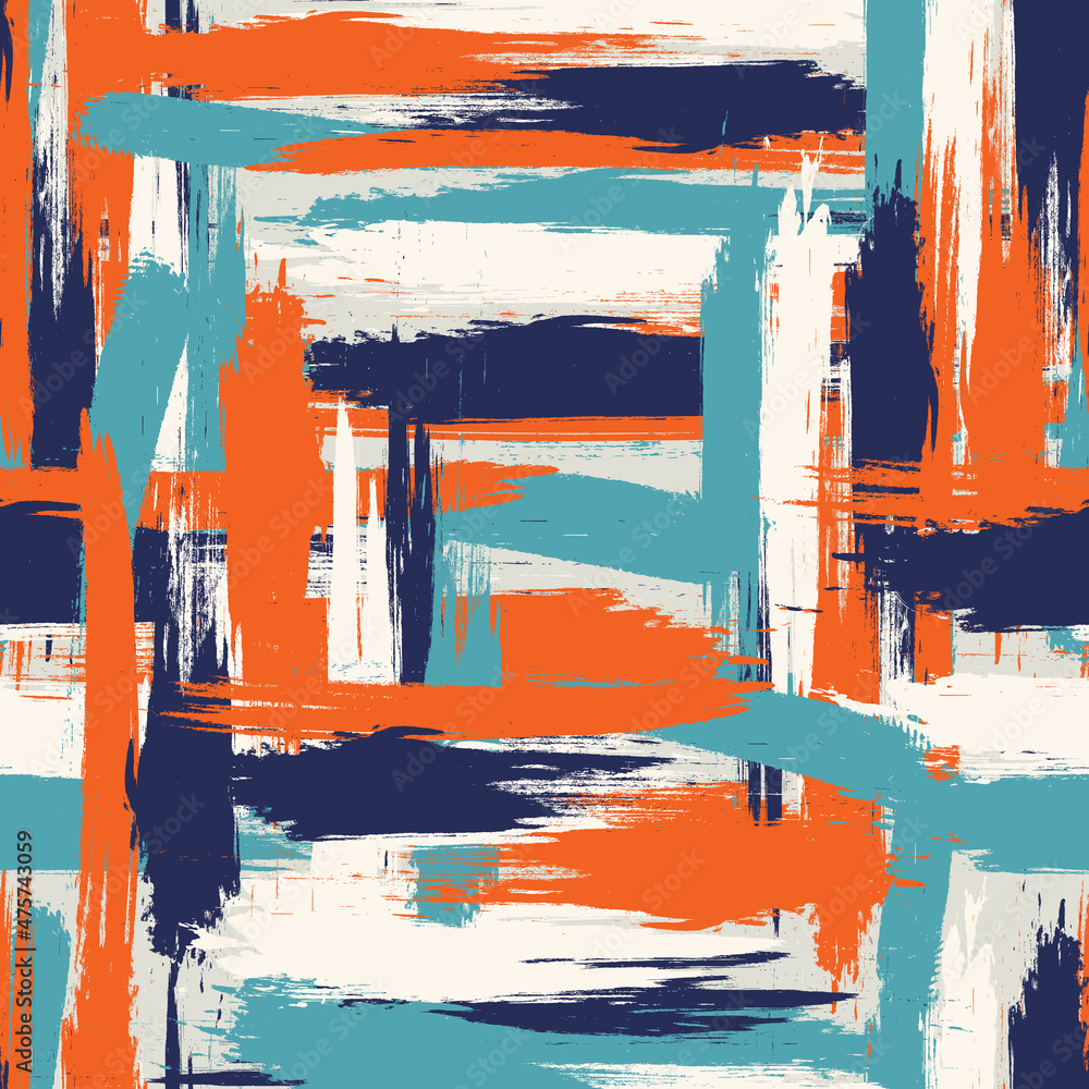 Seamless sport paint brush pattern background Stock Vector | Adobe Stock