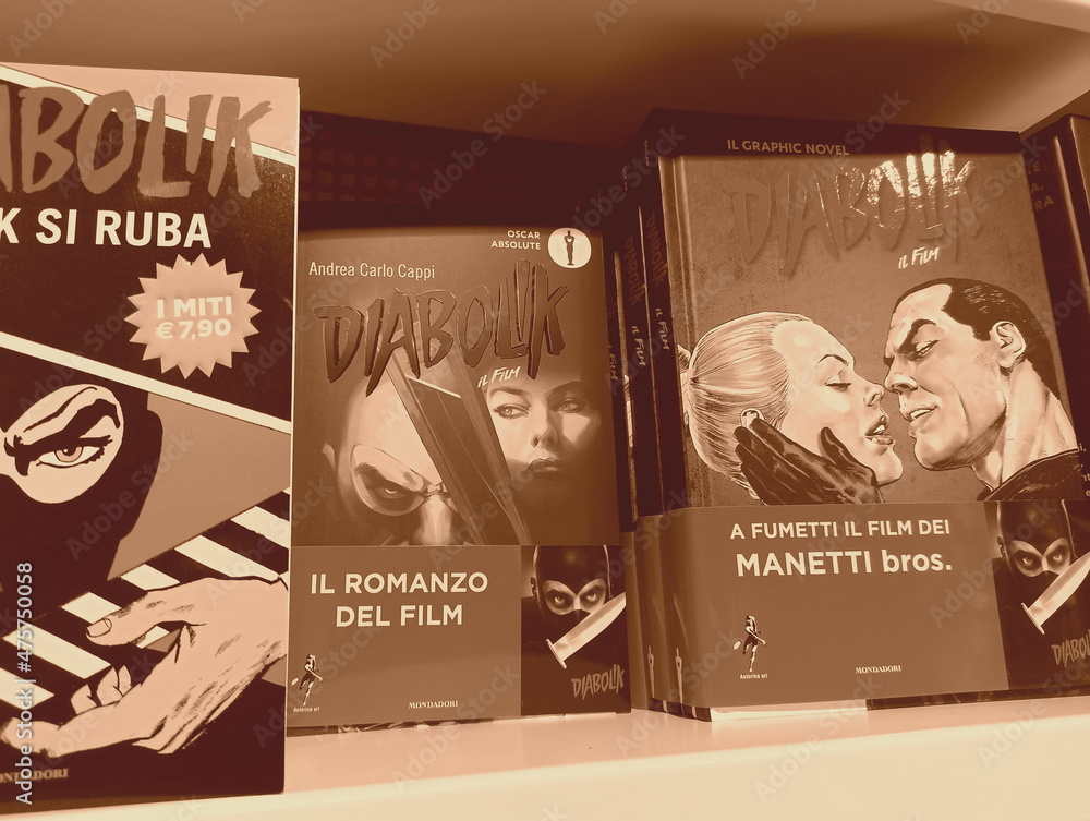 Comic book collection of the Diabolik character and graphic novel from ...