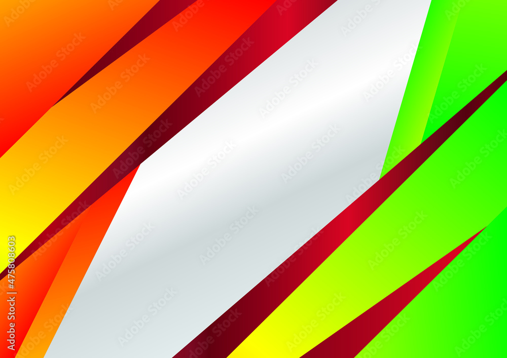 Abstract Red Yellow and Green Background Template Vector Eps Stock ...