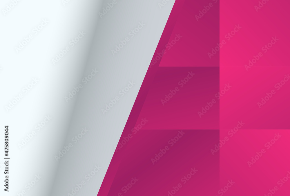 Pink Blank Visiting Card Background Vector Image Stock Vector | Adobe Stock