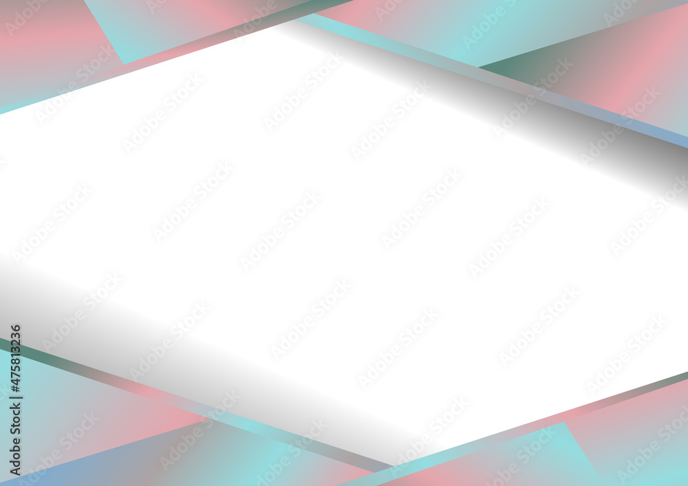 Red and Blue Blank Business Card Background Vector Art Stock Vector ...