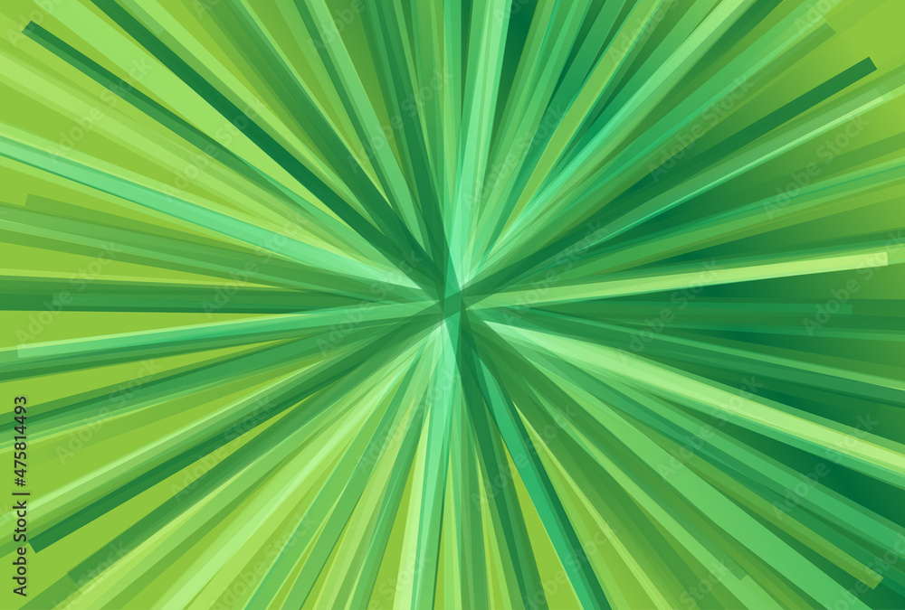 Abstract Green Radial Burst Background Vector Art Stock Vector | Adobe ...