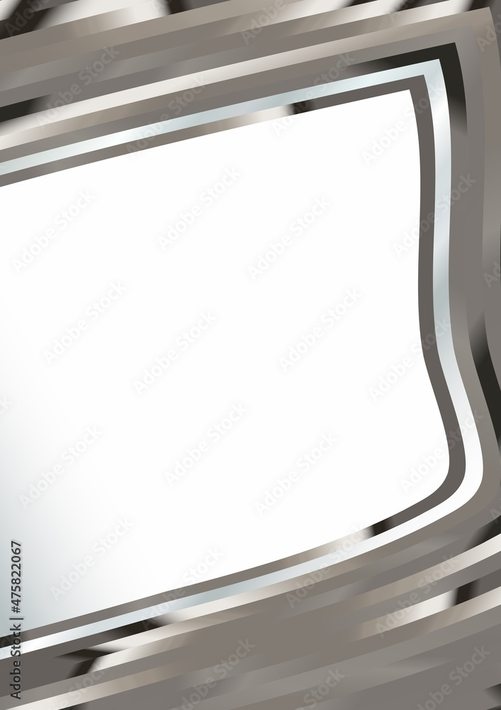 Brown Border Frame Background Vector Illustration Stock Vector | Adobe ...