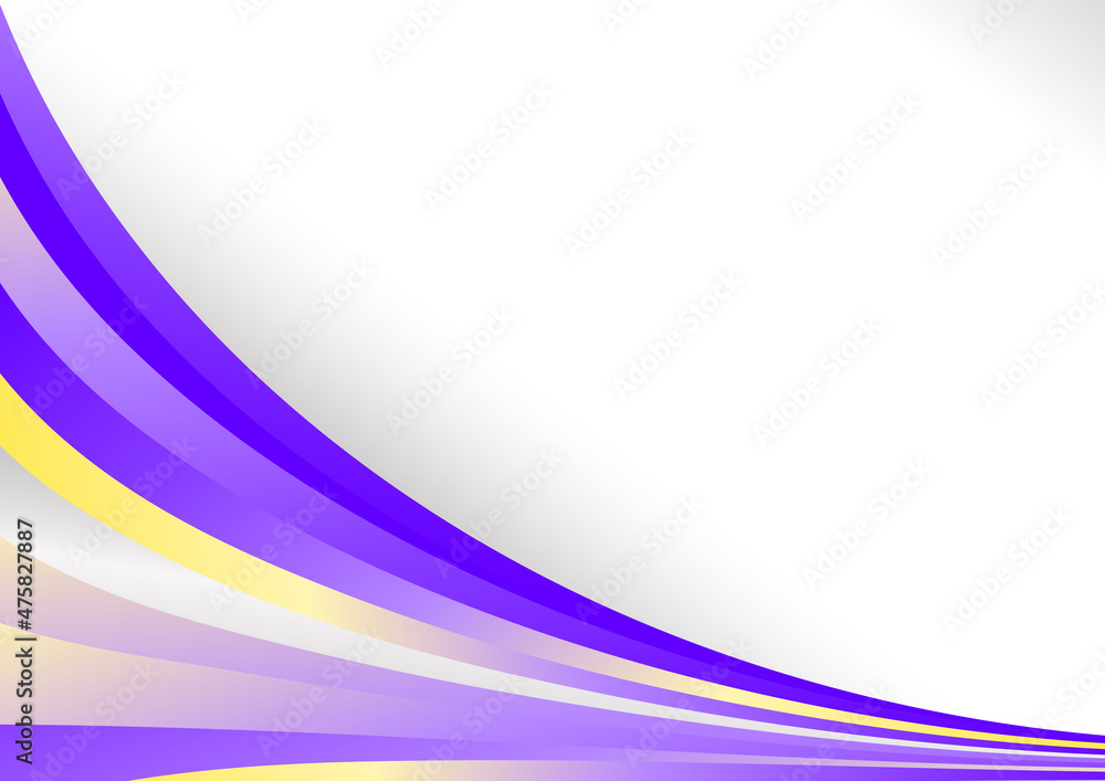 Purple and Yellow Blank Wave Visiting Card Background Illustrator Stock ...