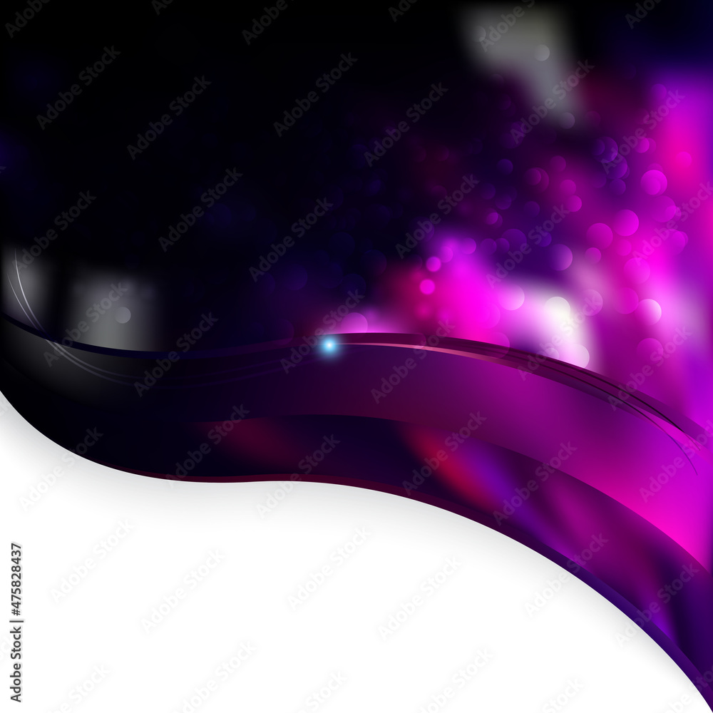 Black Pink and Blue Wave Powerpoint Background Stock Vector | Adobe Stock