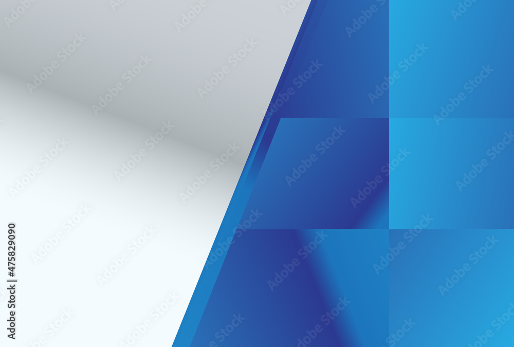 Blue Business Brochure Background Vector Eps Stock Vector | Adobe Stock