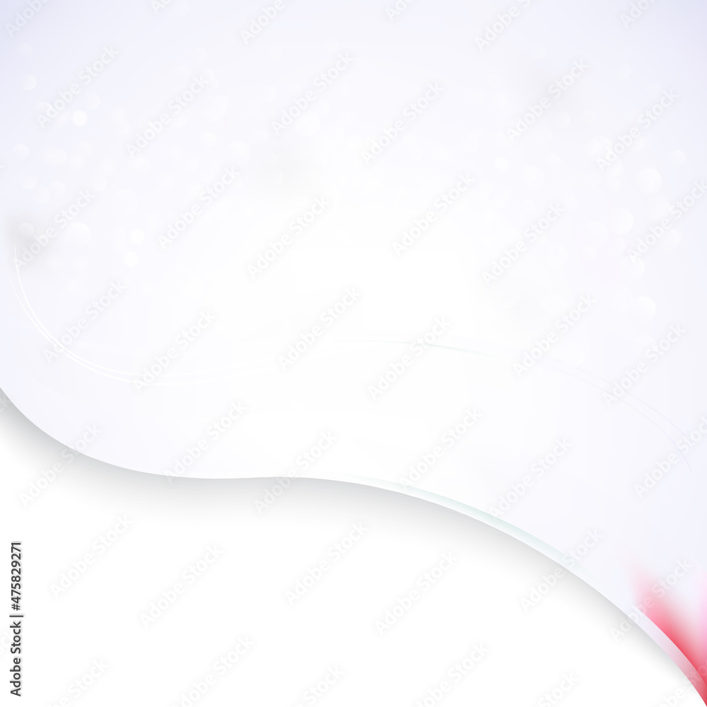 Abstract White Wave Border Presentation Background Vector Stock Vector ...