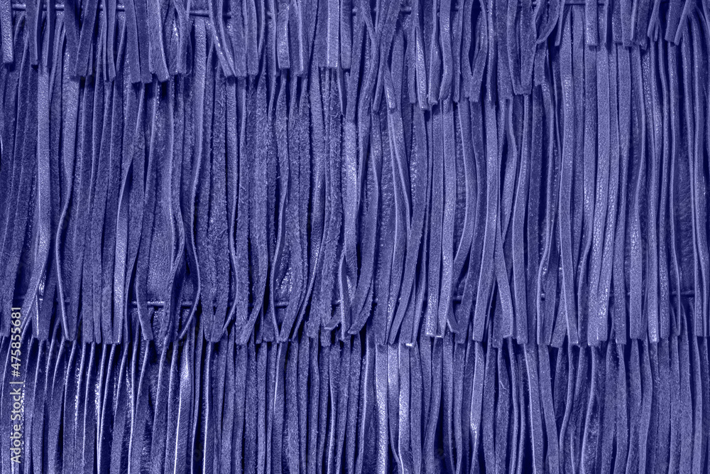 Stockfoto color of the Year 2022. Genuine leather fringe texture ...