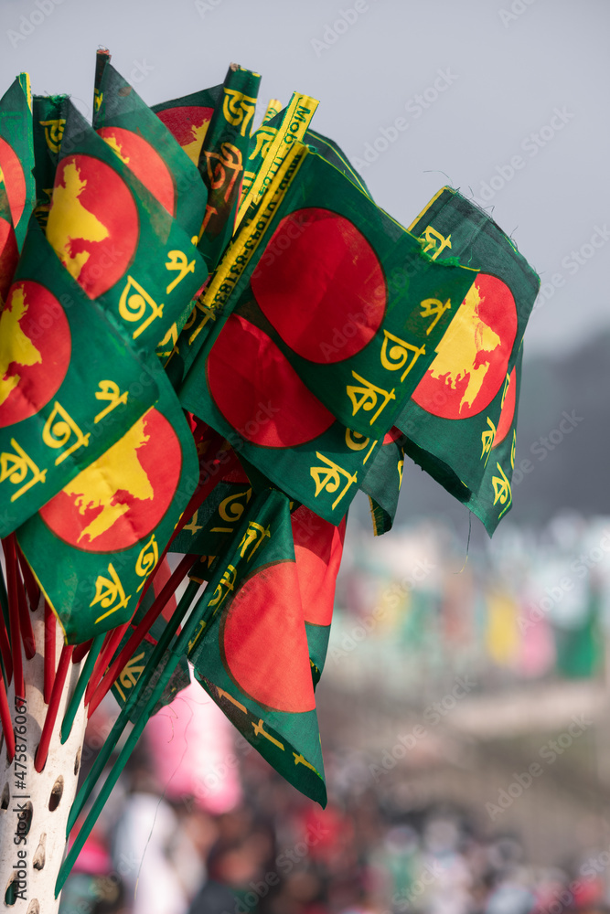 Lots of National flags of Bangladesh Stock Photo | Adobe Stock