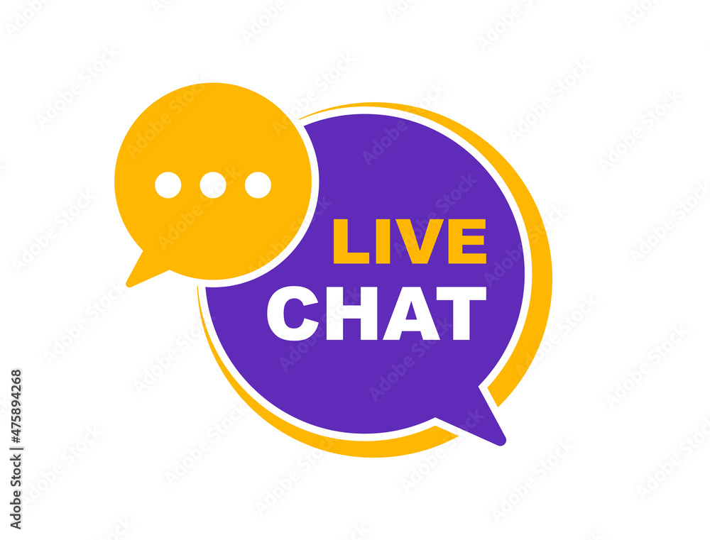 Live Chat Icon Vector