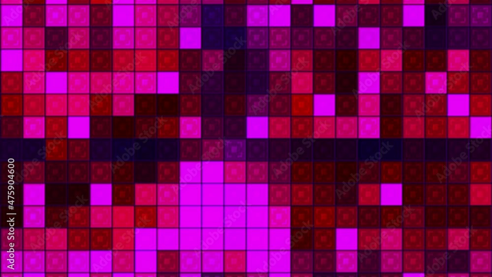 Dance floor lights motion background, seamless loop. Motion. Abstract ...