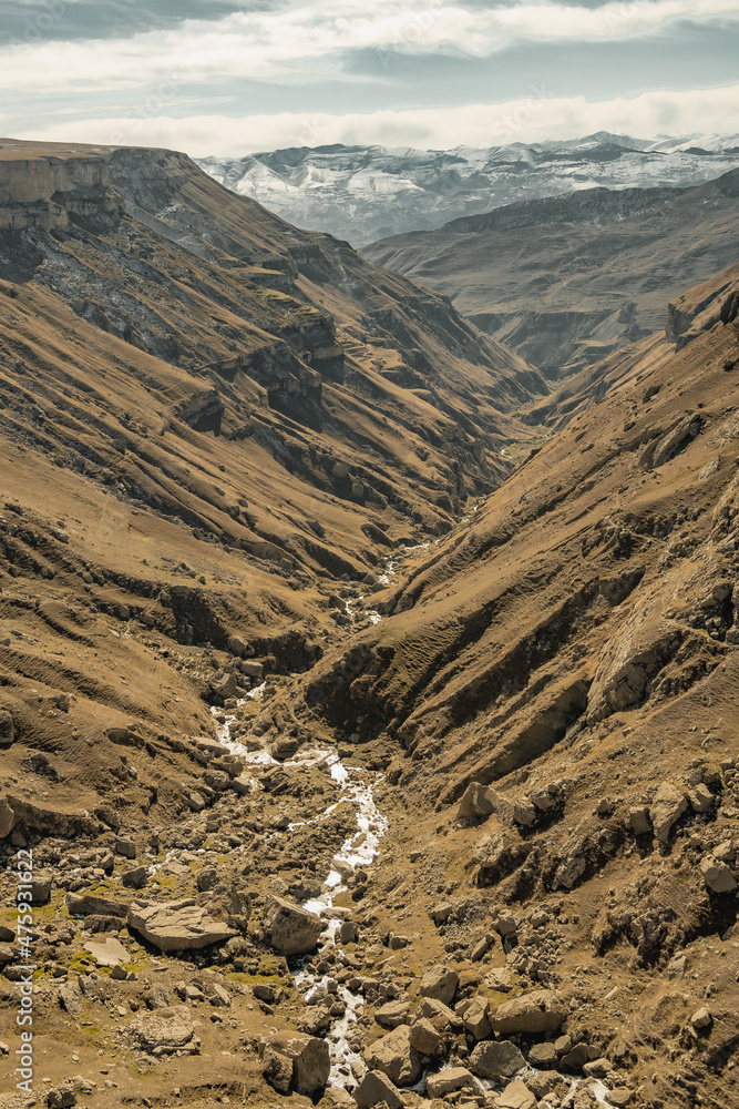 Tobot waterfall, Khunzakh waterfalls, Canyon Of Khunzakh. Russia ...