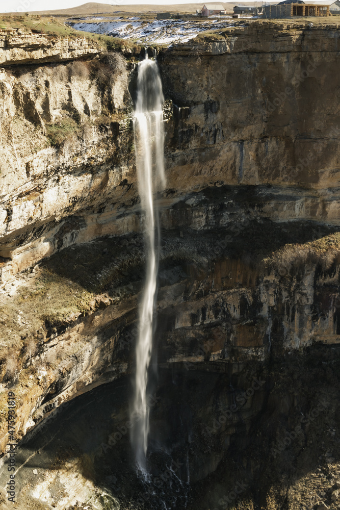 Tobot waterfall, Khunzakh waterfalls, Canyon Of Khunzakh. Russia ...