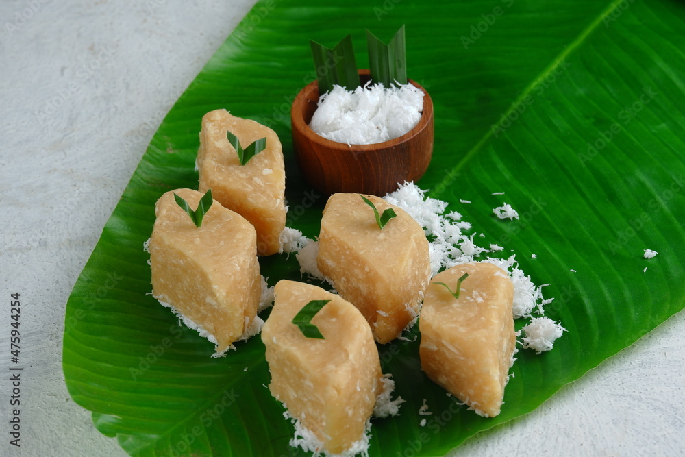 Getuk, traditional food originally from Central Java, Indonesia. Getuk ...