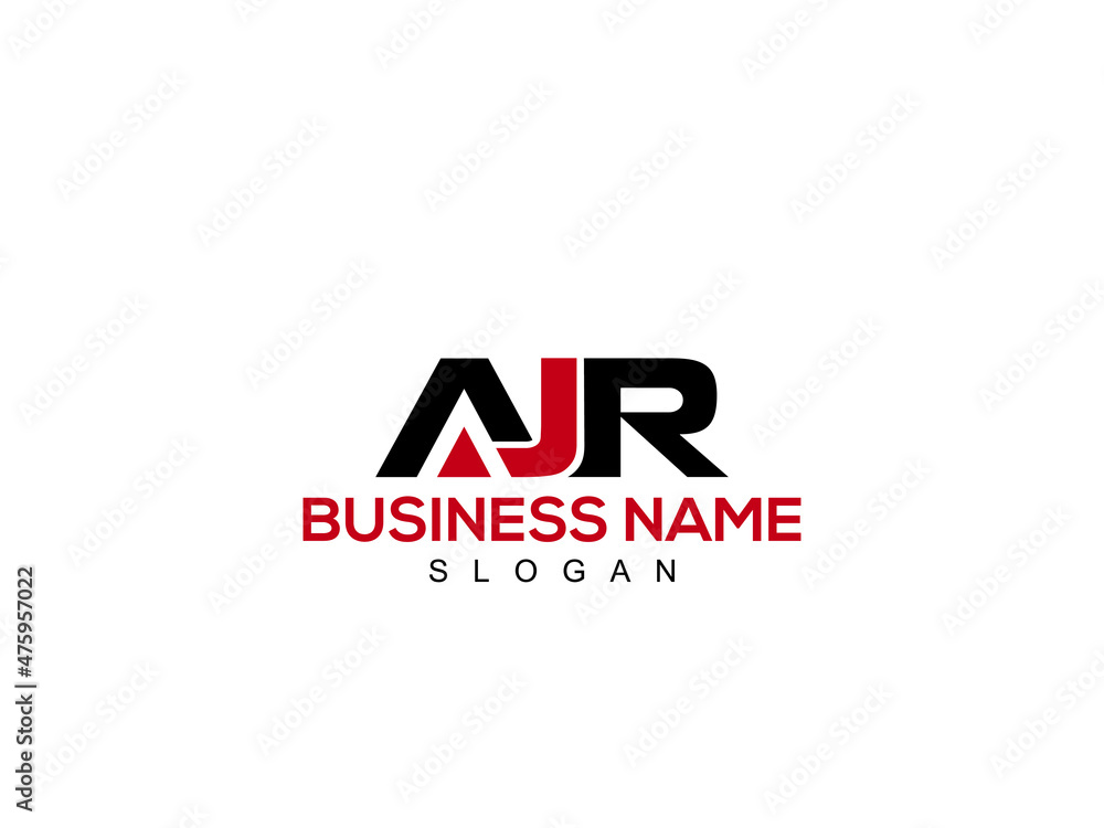 Creative AJR Logo Letter Vector, aj logo design for company Stock ...